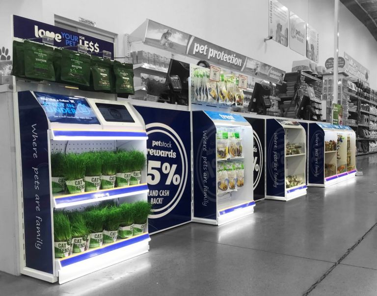 Petstock Counter Pods | id8 Studio