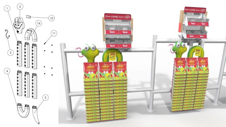 Allens Snakes Alive Display | id8 Studio